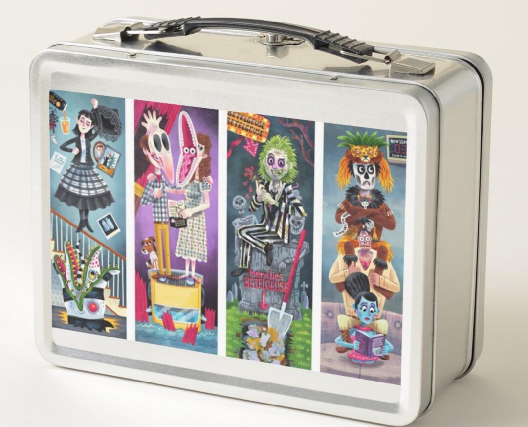 Beetlejuice Haunted Mansion Metal Lunch Box - Etsy