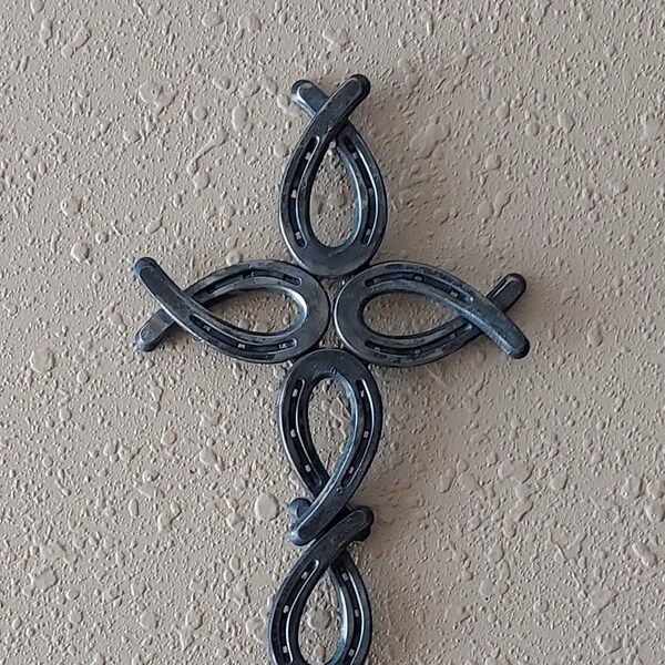 Horseshoe Cross - Etsy
