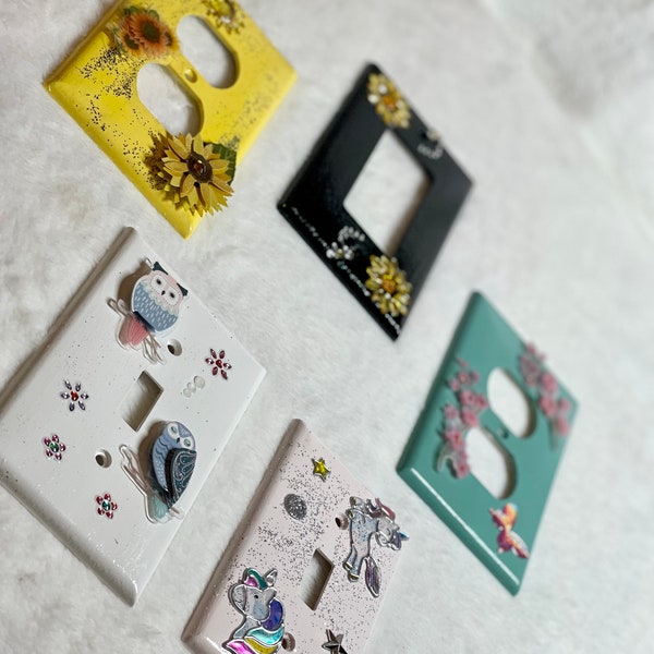 Bling Outlet Cover - Etsy