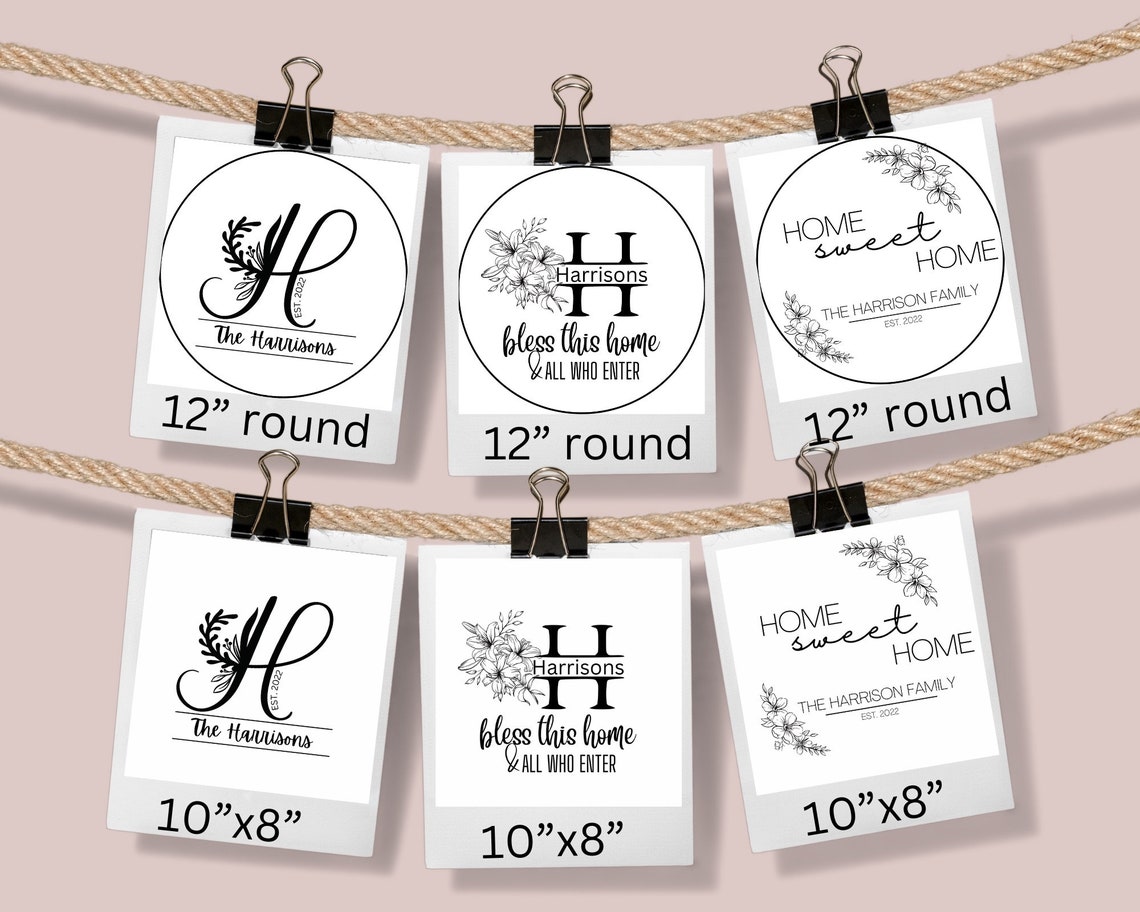 Personalized Acrylic Door Signs; Acrylic Front Door Sign; Personalized ...