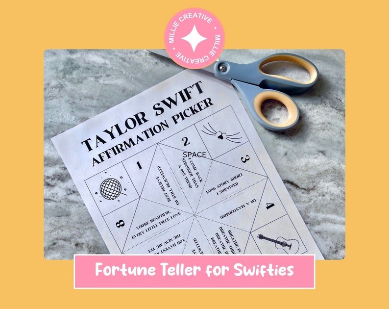 Cootie Catcher - Printable Origami Fortune Teller With Daily ...
