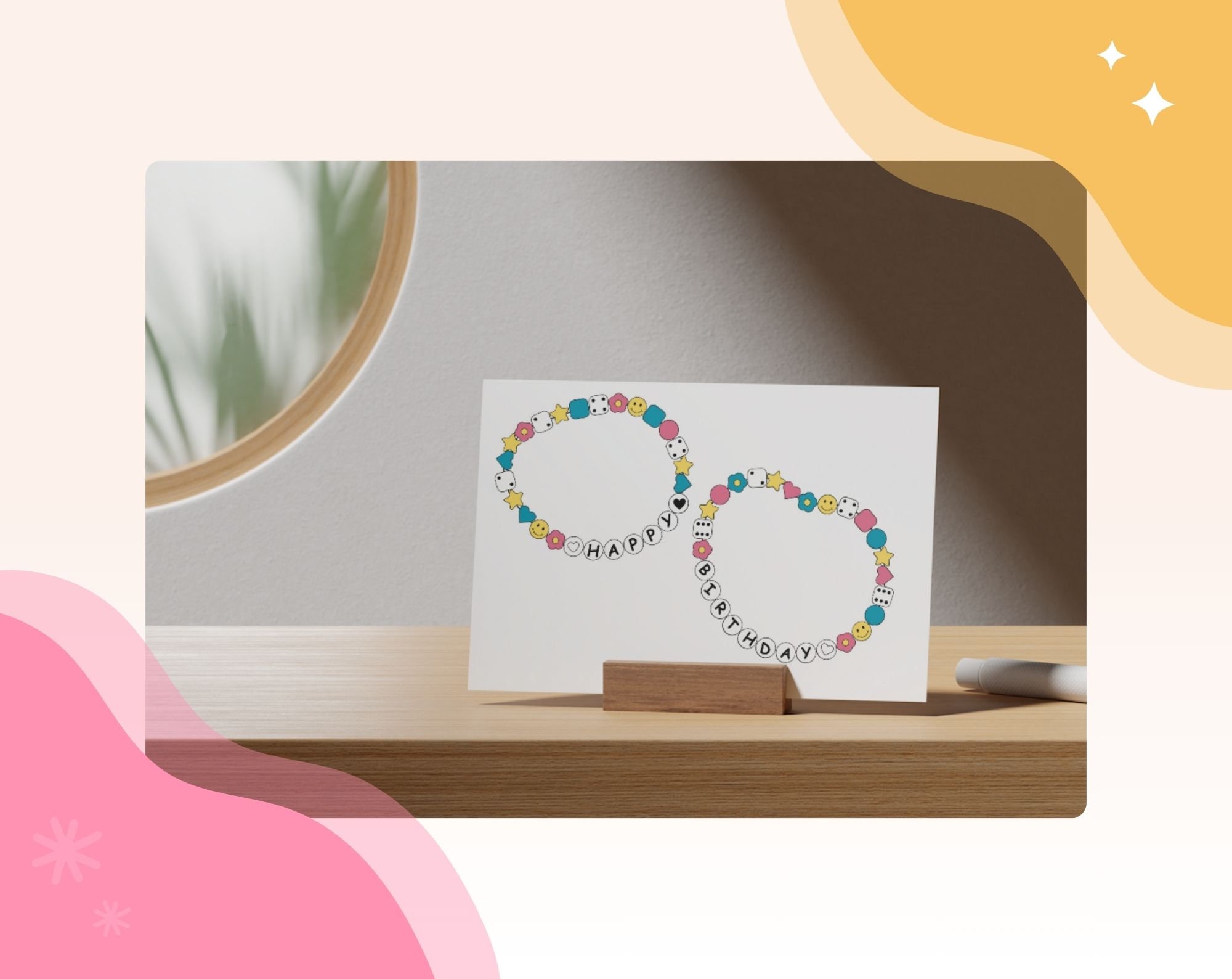 Printable Swiftie Birthday Card Taylor Eras Tour Friendship Bracelets ...