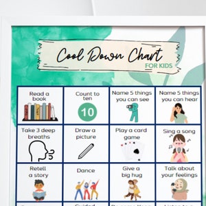 Calm Down Corner Activity Chart for Children Classroom Poster ...