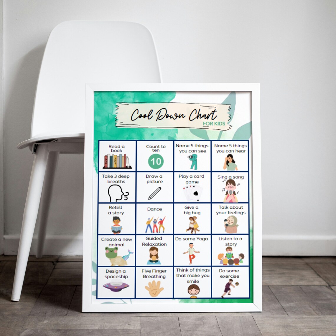 Calm Down Corner Activity Chart for Children Classroom Poster ...