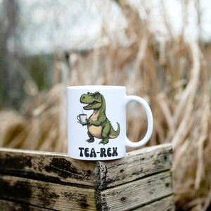 T-rex Tea Mug: Dinosaur Coffee Cup, Tea-rex Gift - Etsy
