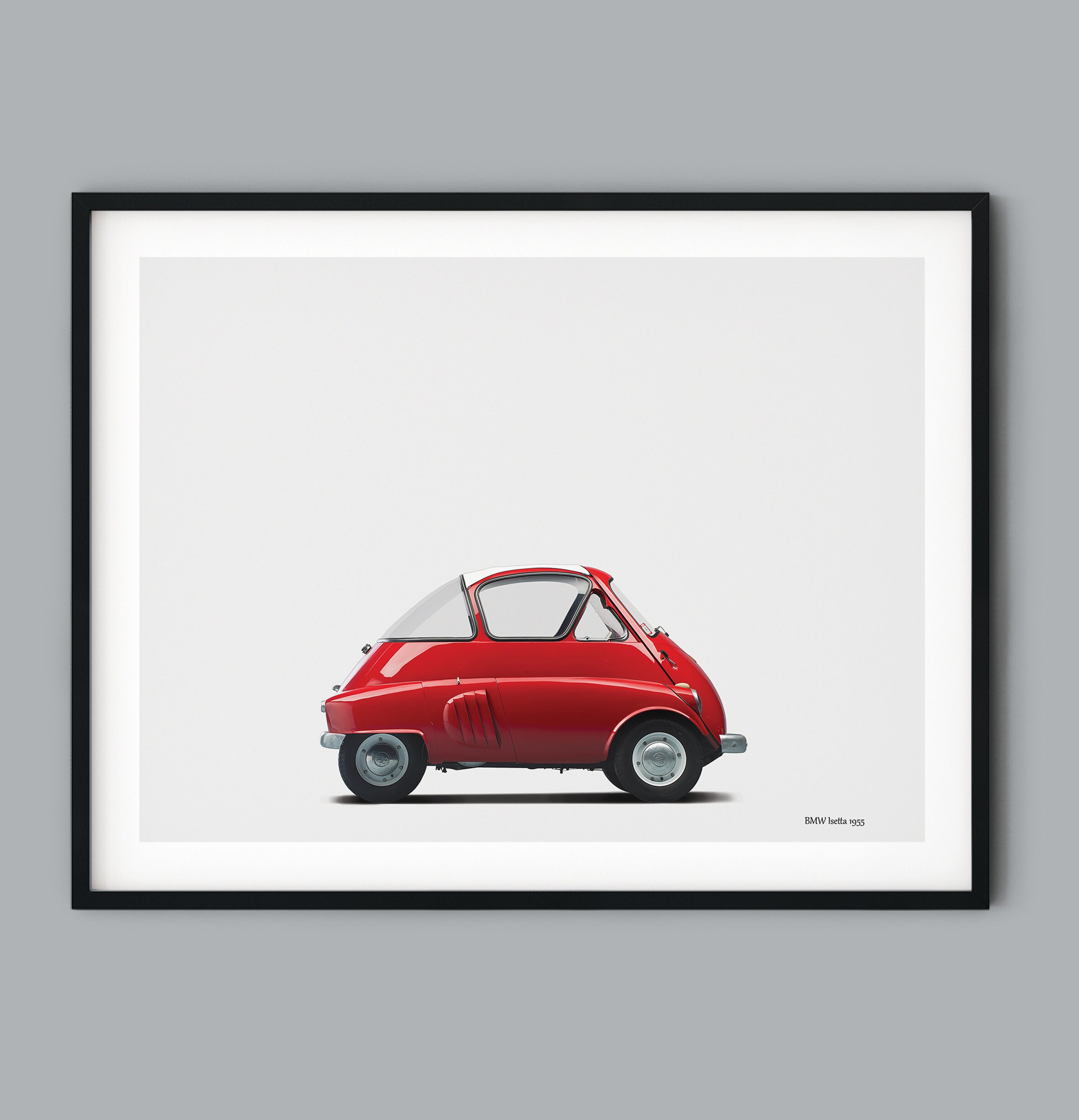 BMW Isetta Classic Car Retro Digital Download Poster - Etsy