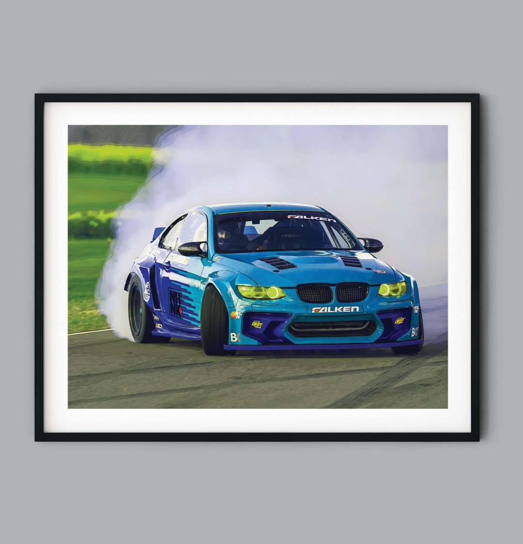 Drift Car Wall Art | JDM Racing Print | Drifting Poster | Street Racing ...
