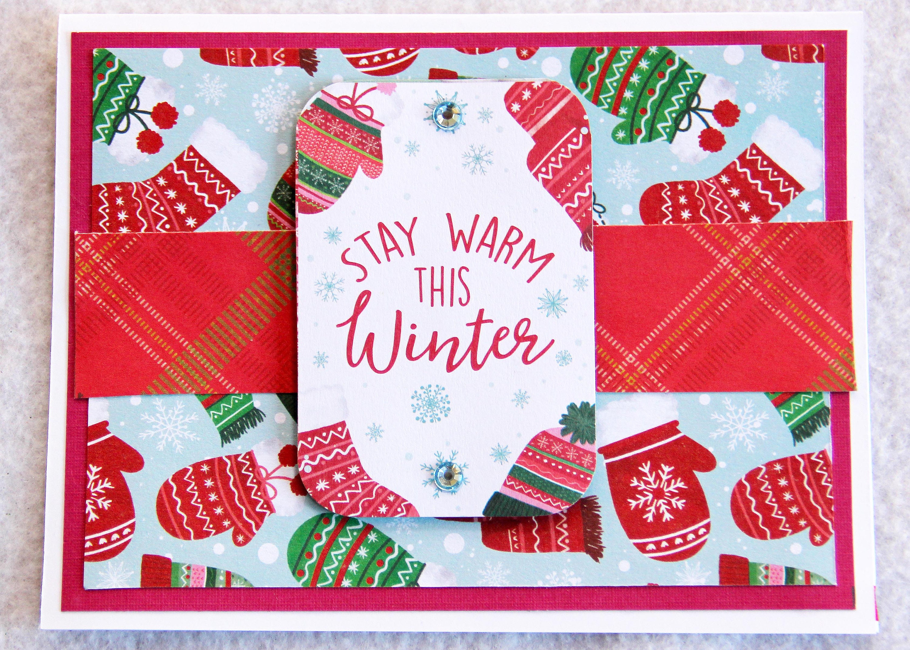 Fireside Collection Christmas Cards Set of 5 Handmade - Etsy
