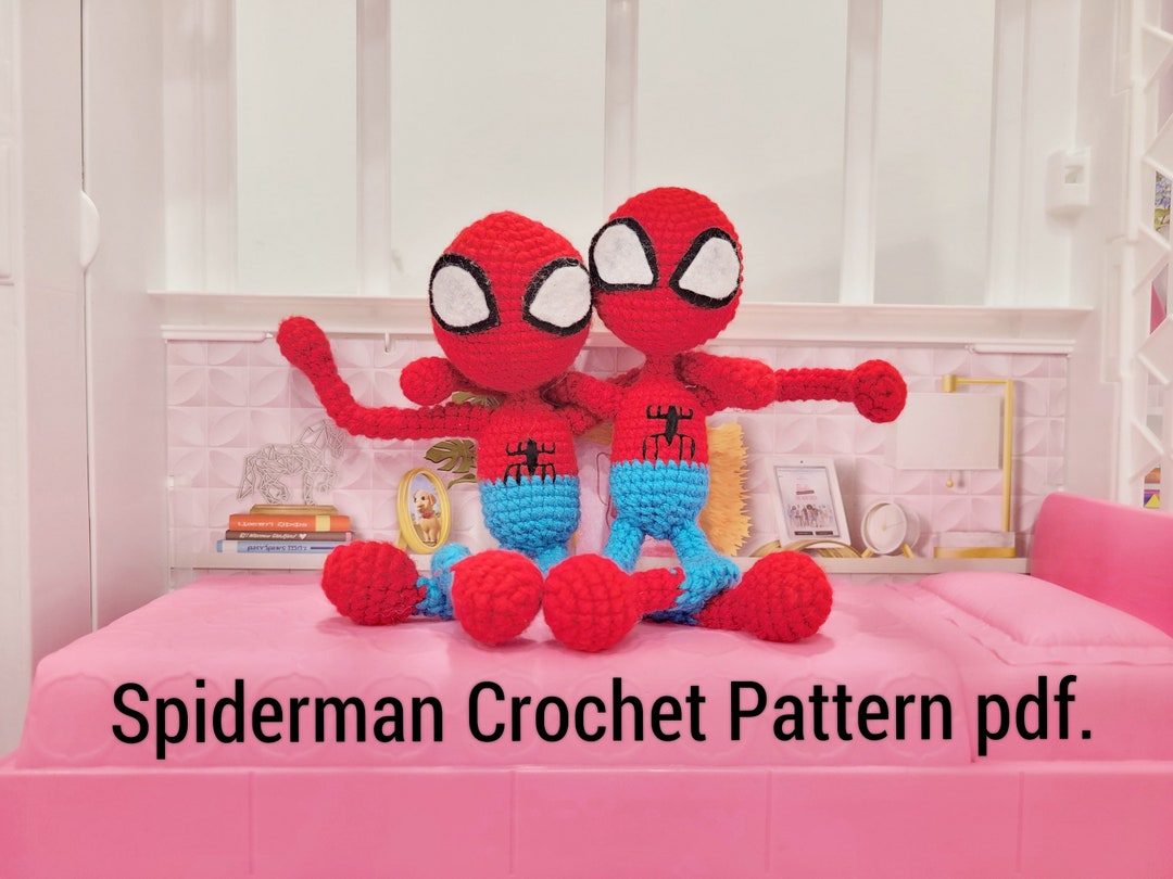 Spider-man Crochet/amigurumi Pattern - Etsy