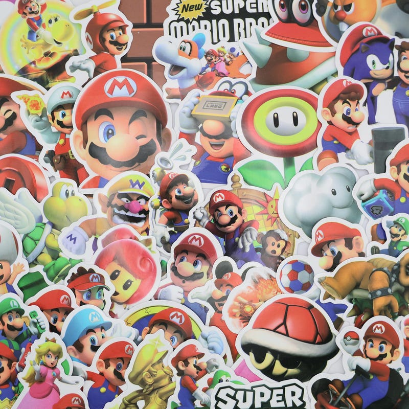 Super Mario Decal - Etsy