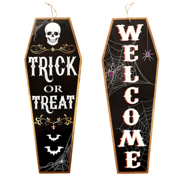 Halloween Coffin Outdoor - Etsy