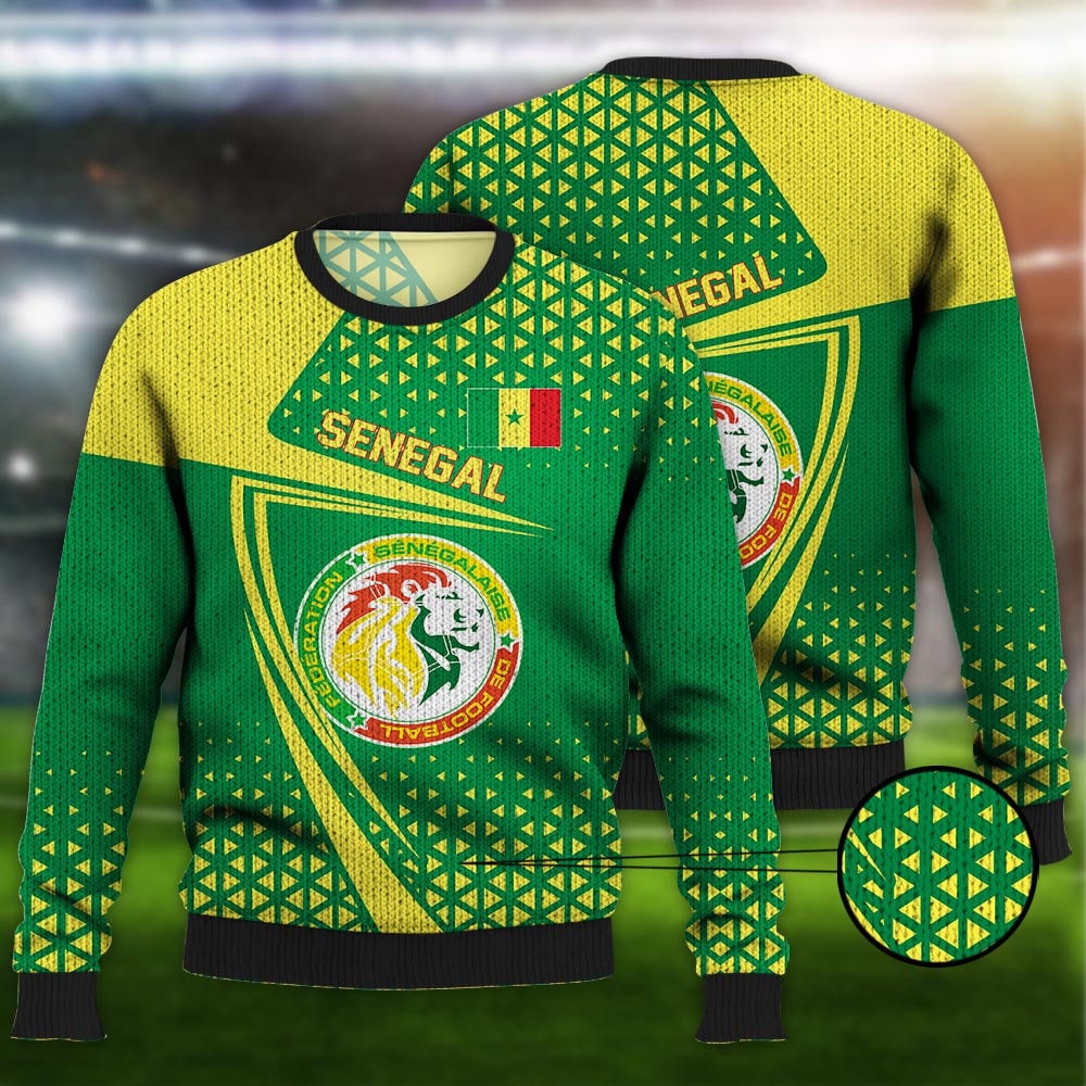 Senegal Flag Pattern Sport Soccer Team, World Cup 2022 Qatar Champions ...