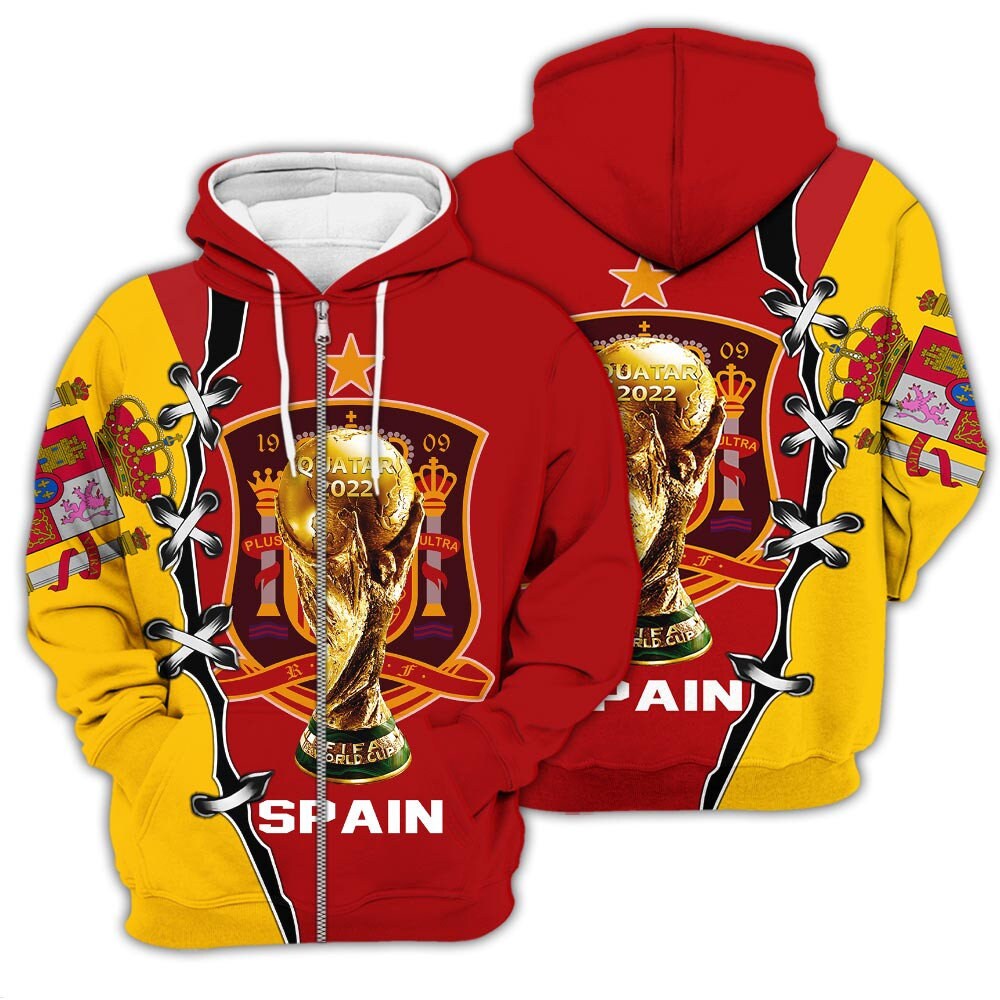 Spain Flag National Soccer Team, World Cup 2022 Qatar Champions ...