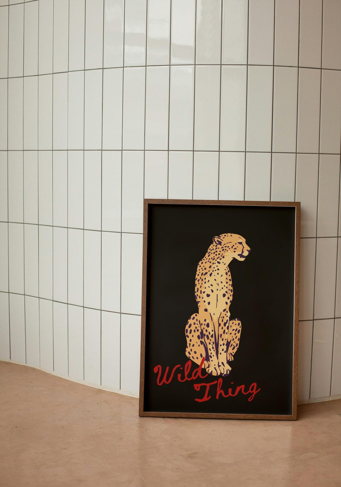 Wild Thing Cheetah Art Print: Trendy Dorm Decor (digital Download) - Etsy