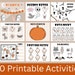 Halloween Busy Book Printable Preschool Toddler Learning Activity ...