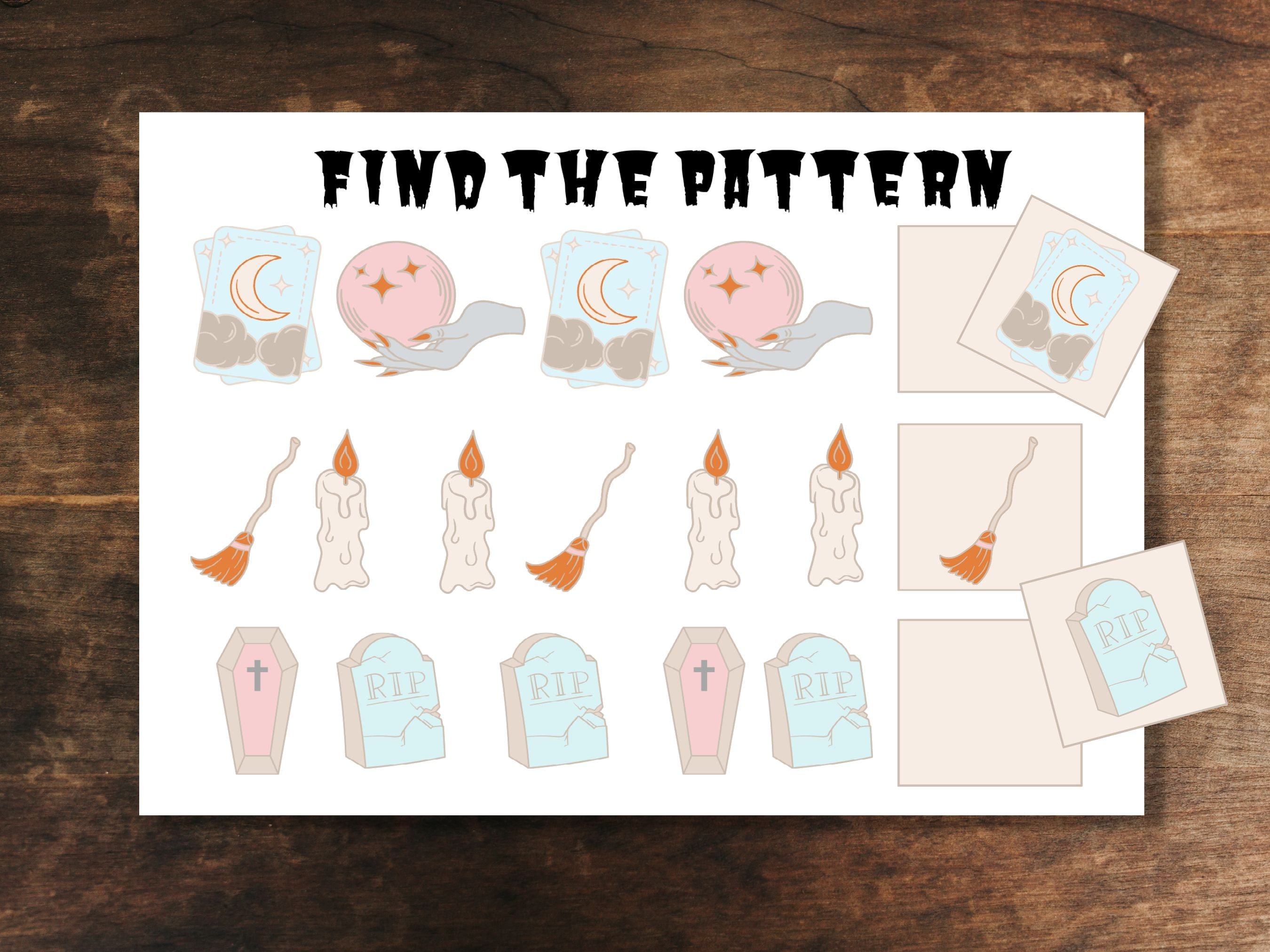 Halloween Busy Book Printable Preschool Toddler Learning Activity ...