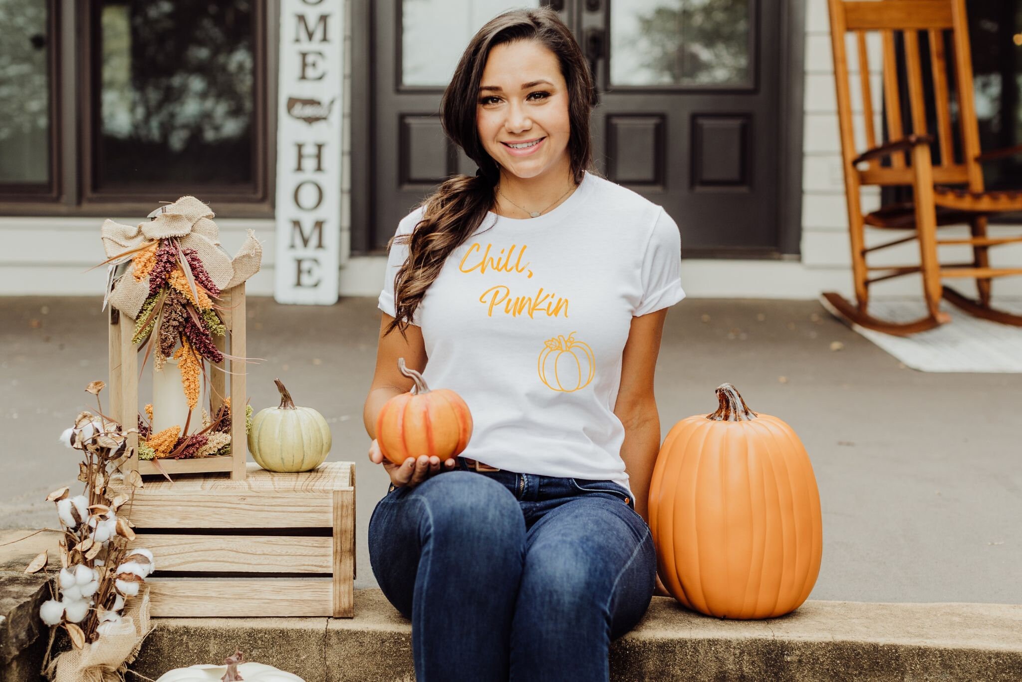 Adult Punkin Tshirt for a Southern Halloween, Mom Dad Baby Toddler ...