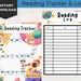 Printable Reading Tracker for Kids, Reading Log, Student Book Chart ...