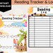 Printable Reading Tracker for Kids, Reading Log, Student Book Chart ...