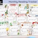 Printable Reading Tracker for Kids, Reading Log, Student Book Chart ...