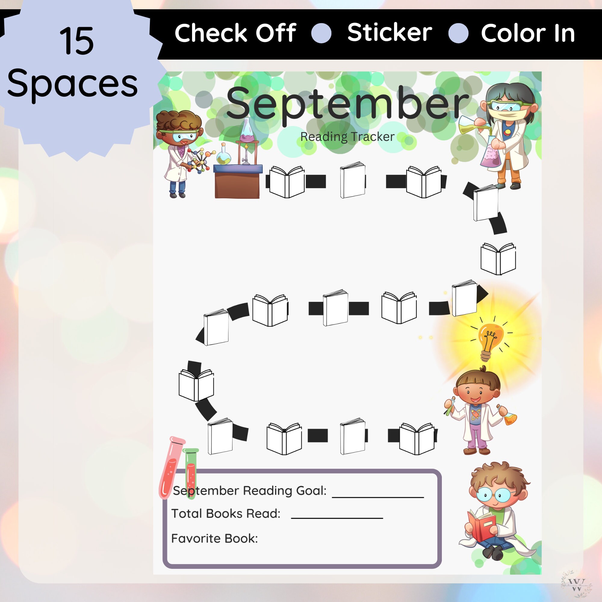 Printable Reading Tracker for Kids, Reading Log, Student Book Chart ...