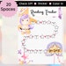 Printable Reading Tracker for Kids, Unicorn Theme, Student Book Chart ...