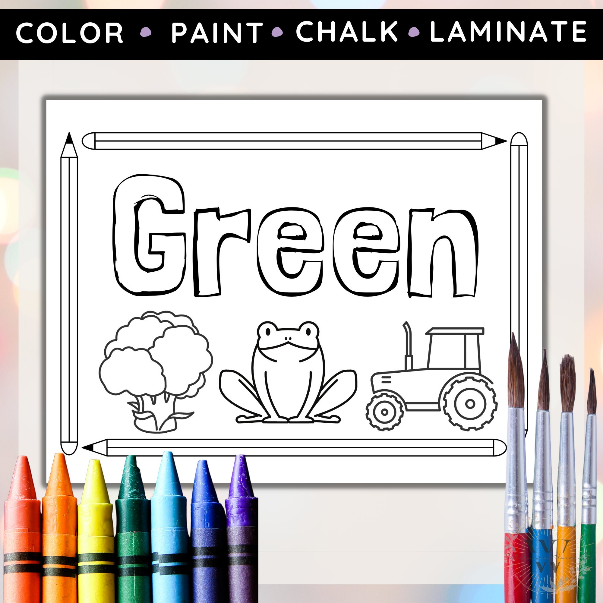 Printable Coloring Pages for Kids, Early Education Tools, Childrens ...