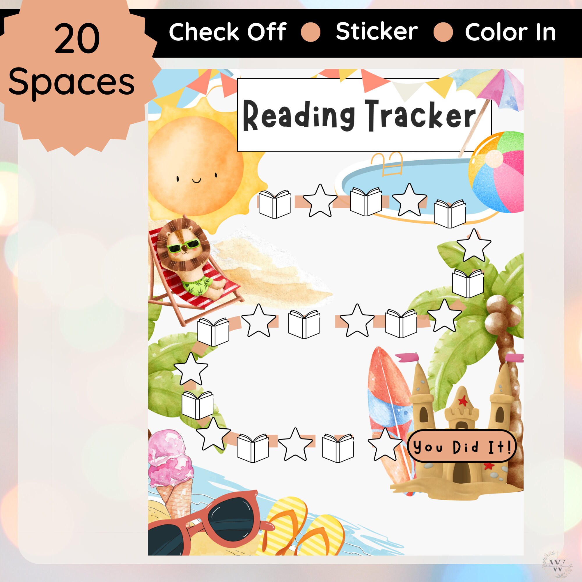 Printable Reading Tracker for Kids, Reading Log, Student Book Chart ...
