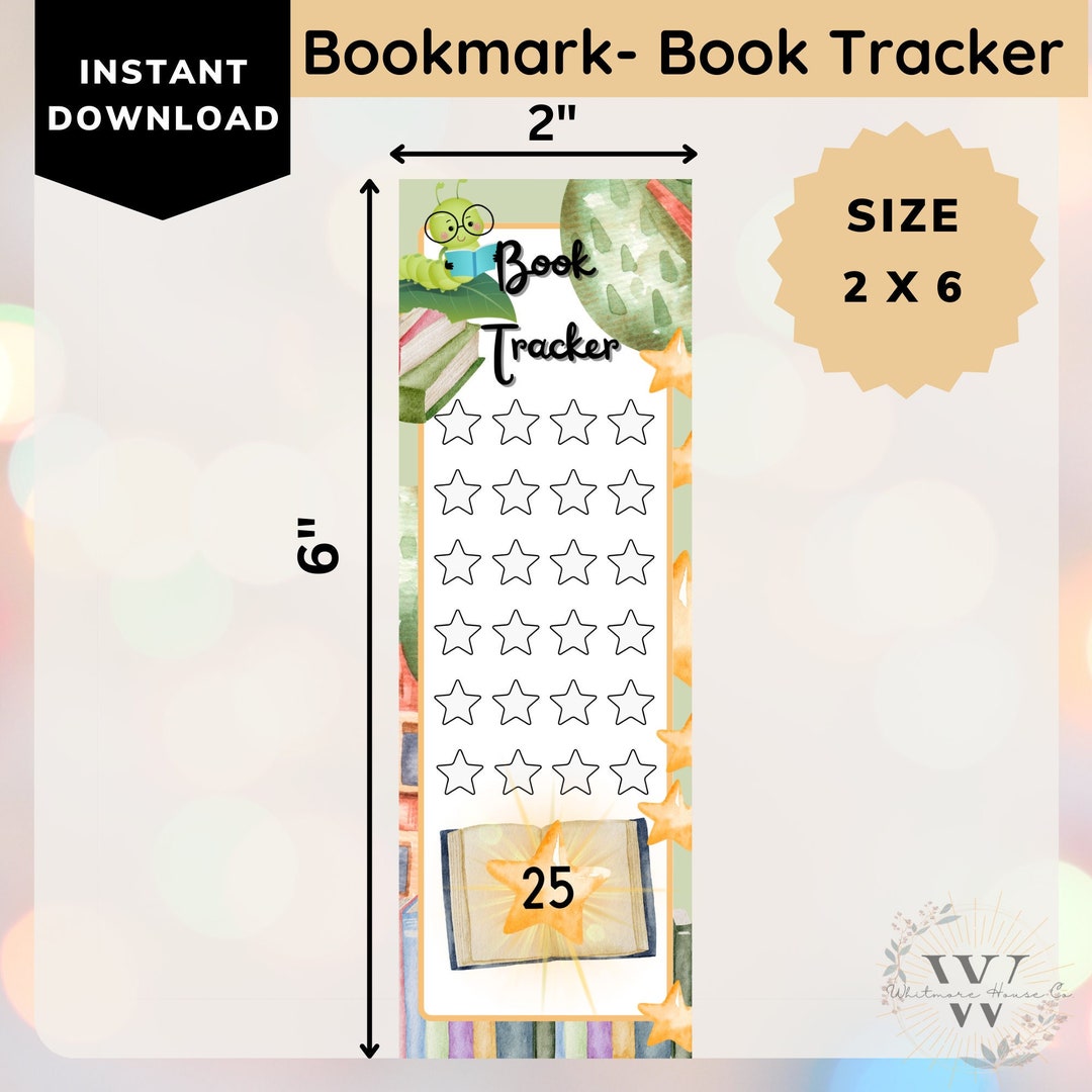 Printable Bookmark for Kids, Bookmark Tracker, Reading Log for Kids ...