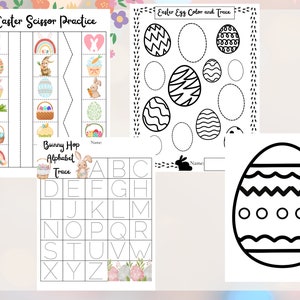 Easter Coloring Pages for Kids, Easter Activities for Preschool, Easter ...
