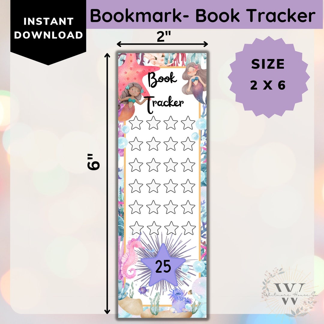 Printable Bookmark for Kids, Bookmark Tracker, Reading Log for Kids ...