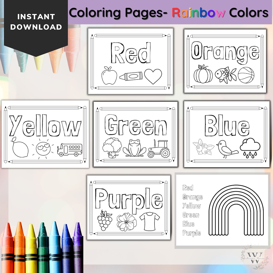 Printable Coloring Pages for Kids, Early Education Tools, Childrens ...