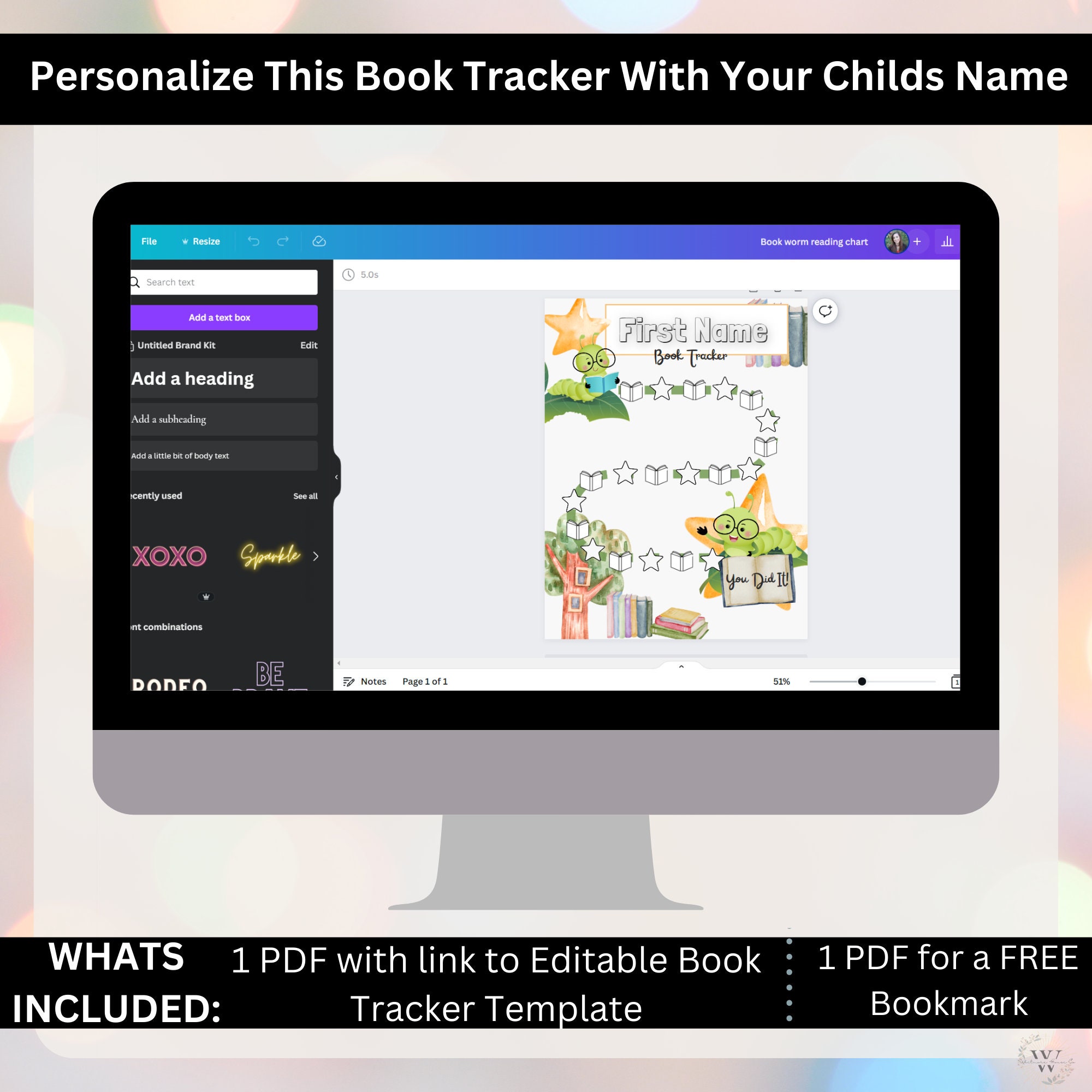 Printable Reading Tracker for Kids, Childrens Reading Chart Template ...