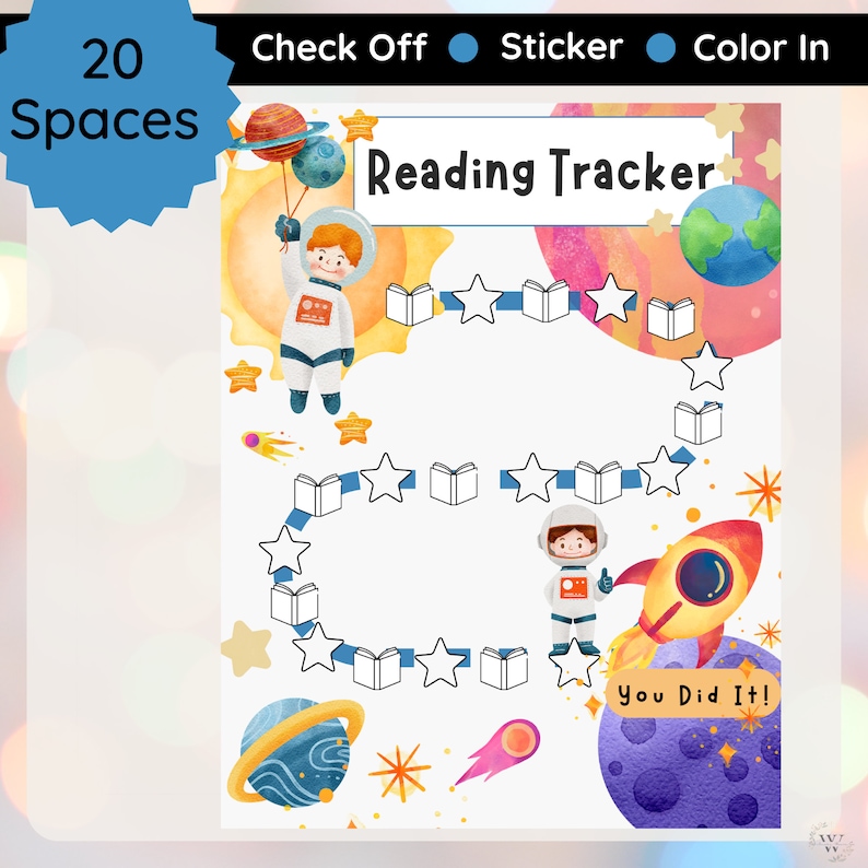 Printable Reading Tracker for Kids, Reading Log, Student Book Chart ...