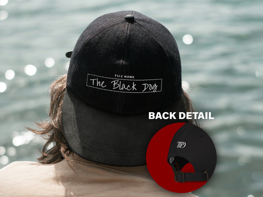 Embroidered the Black Dog Dad Hat TTPD File Name the Tortured Poets ...