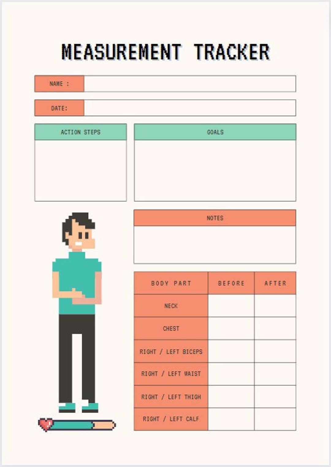 Pixel Measurement Tracker - Etsy