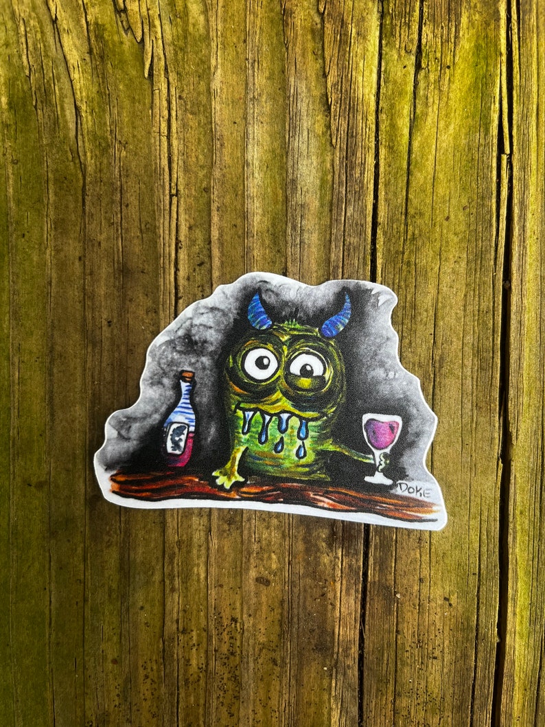Whiny William Monster Vinyl Sticker - Etsy