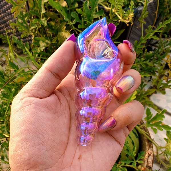 Purple Glass Pipe - Etsy