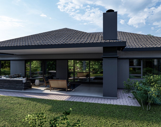 Tiny 6x8 Meters House FLOORPLAN 1 Bedroom House Plan Modern Small House ...