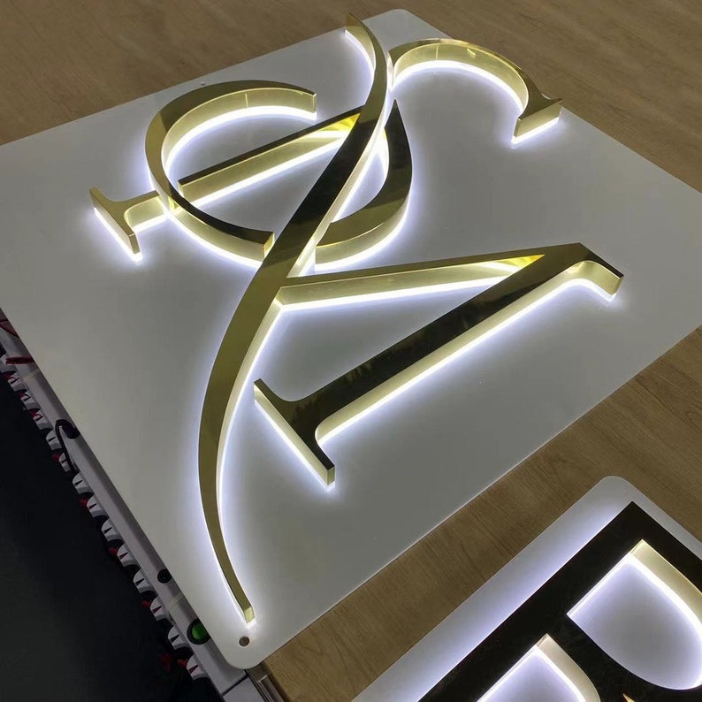 Custom Business Logo Light up Sign 3D Logo Illuminated - Etsy Australia