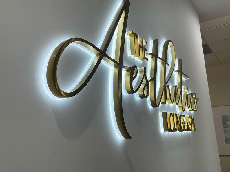 Custom Business Logo Light up Sign 3D Logo Illuminated - Etsy Australia