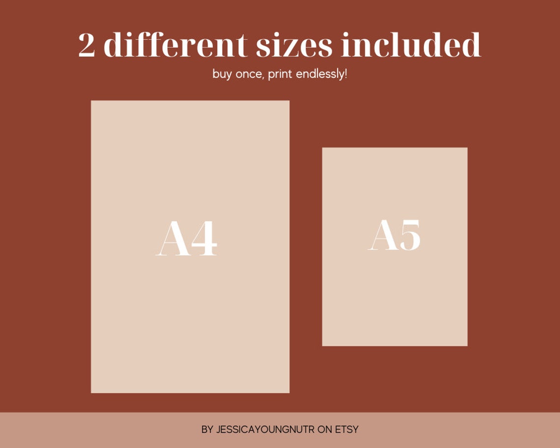 Printable Meal Prep Planner, Meal Prep Template, Planning Template ...