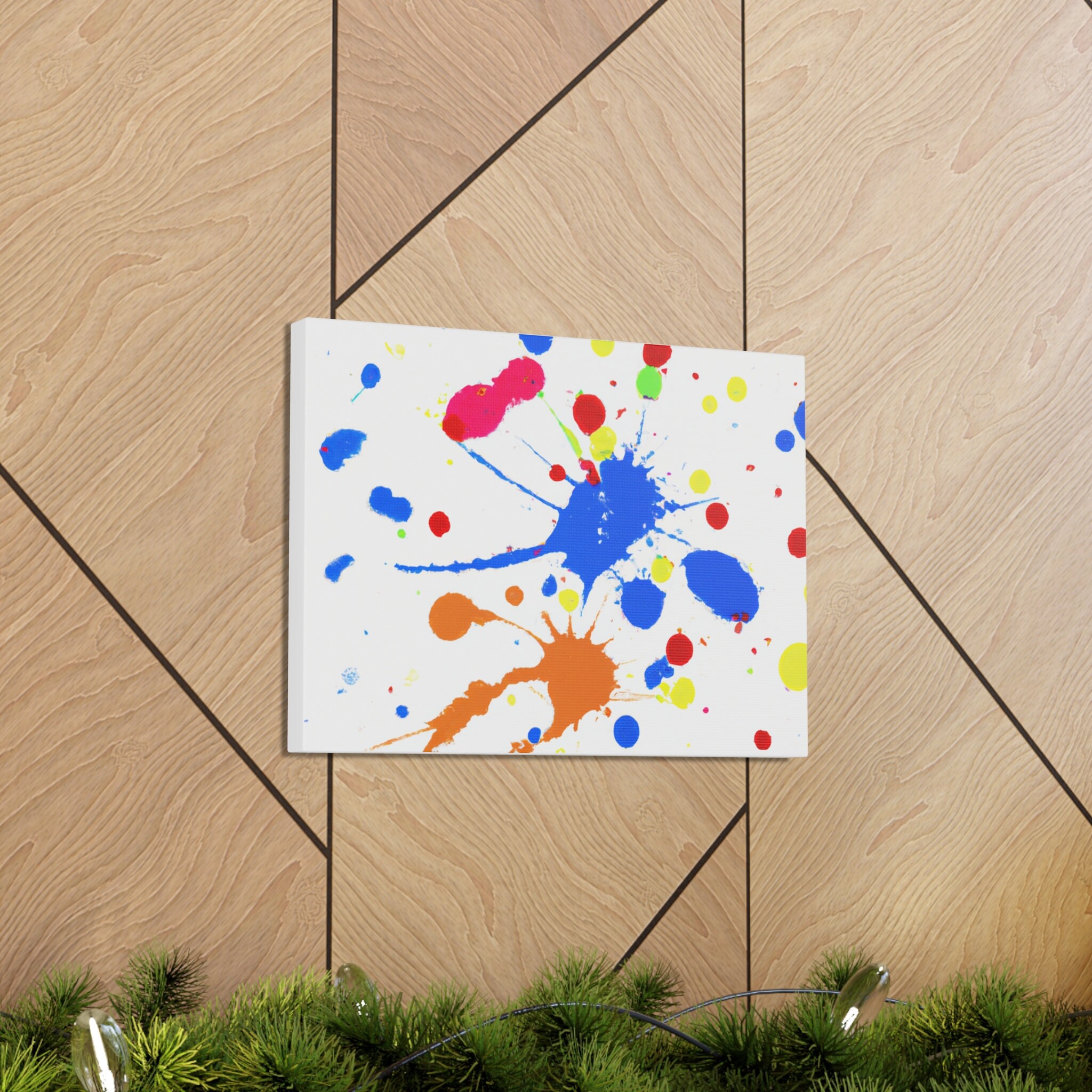 Paint Splatter Painting - Etsy