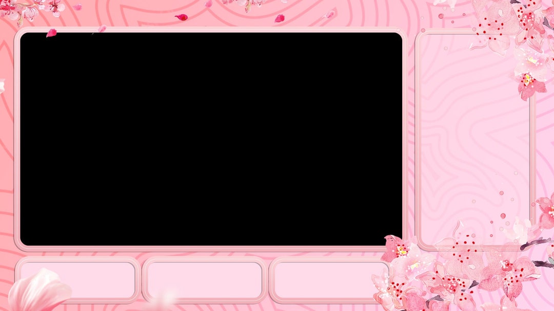Sakura Themed Twitch Overlay Set - Etsy