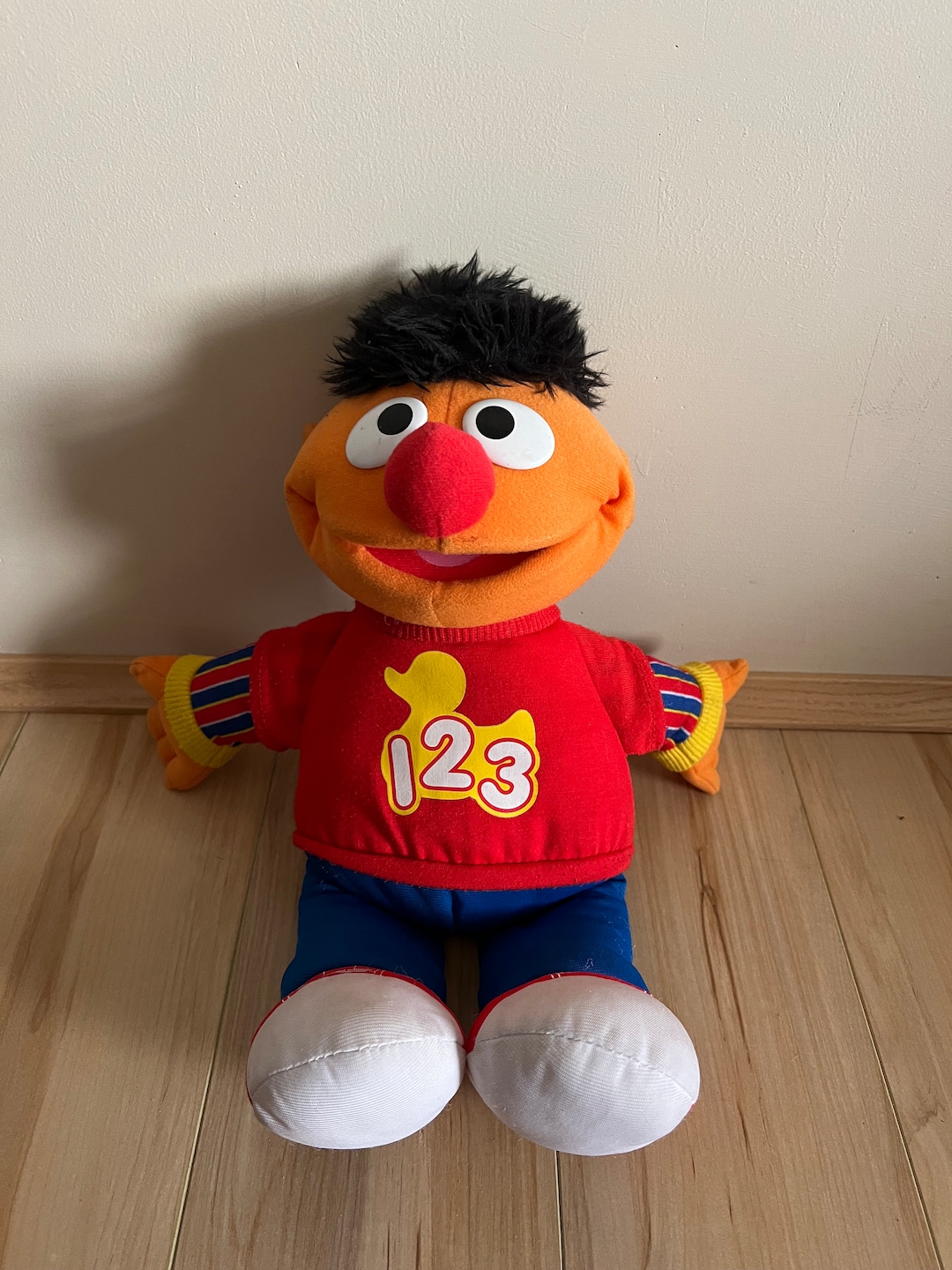 Talking Ernie Sesame Street Hasbro Plush Soft Toy - Etsy