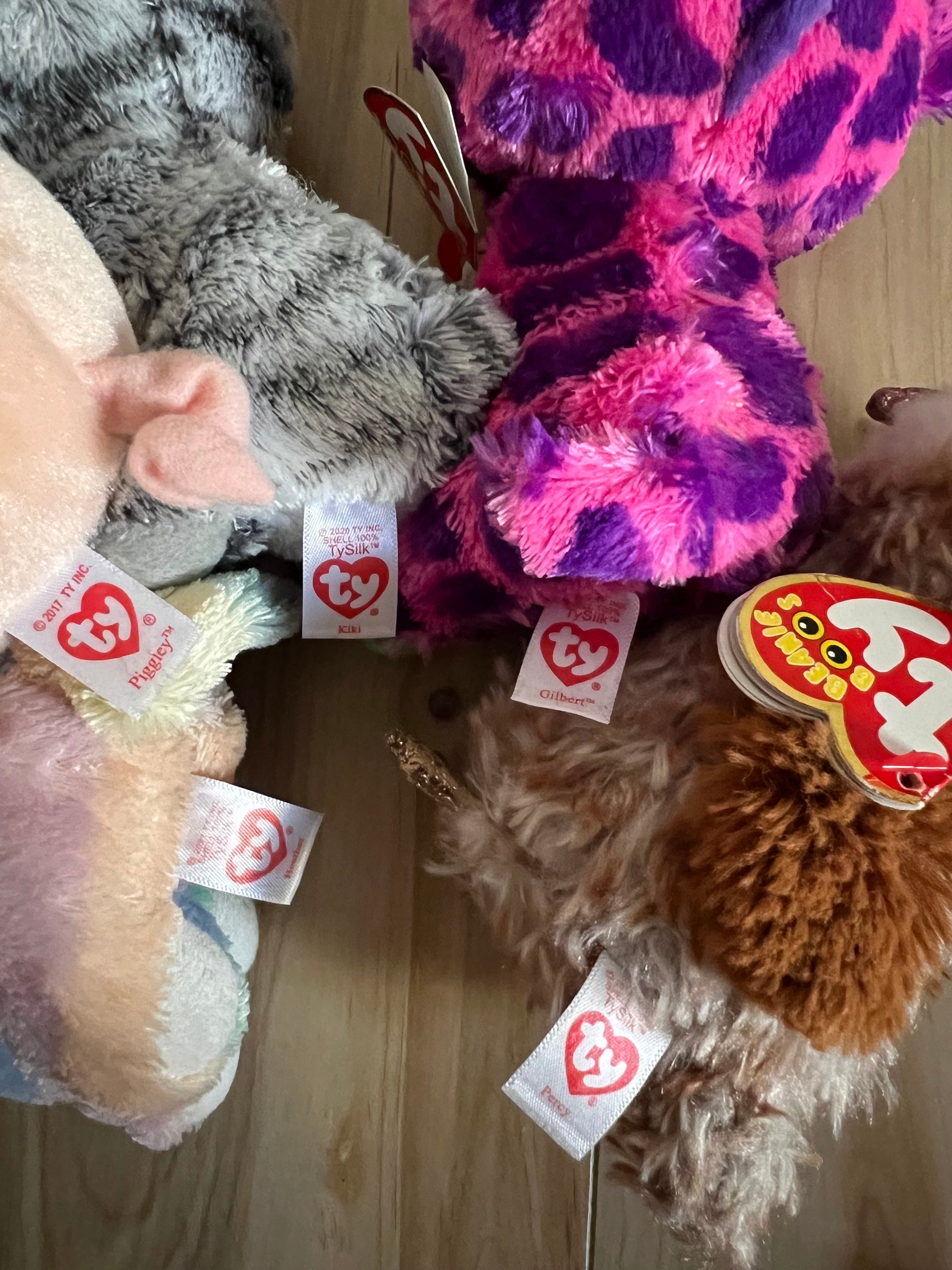 Ty Beanie Boos gilbert piggley kiki percy heather Plushs 5 Pieces - Etsy