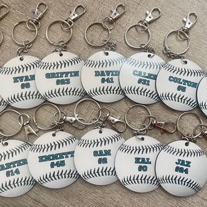 Baseball Bat Bag Tag Baseball Mom Tag Baseball Coach Gift - Etsy