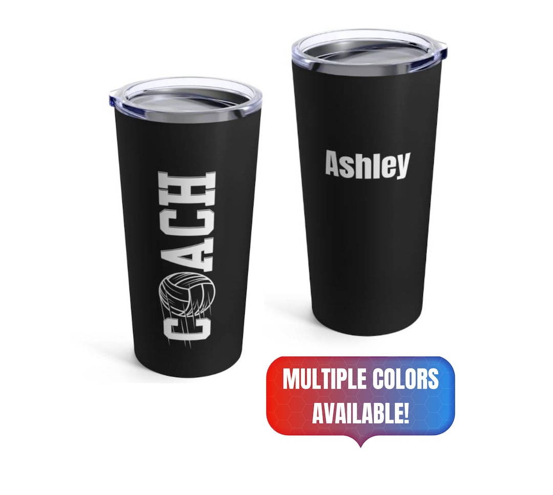 Volleyball Coach Gift, Volleyball Coach Tumbler, Coach Cups Volleyball ...