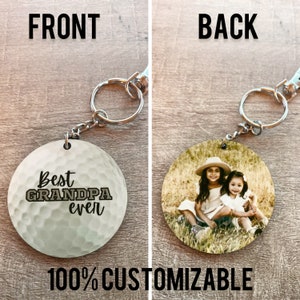 Personalized Golf Keychain Team Bag Tag With Custom Names, Tournament ...