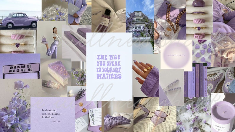 4 Digital Aesthetic Desktop Wallpaper Collage Multiple Colors - Etsy